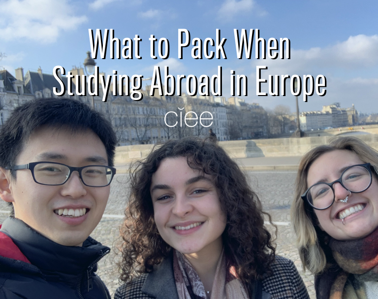 What to Pack When Studying Abroad in Europe