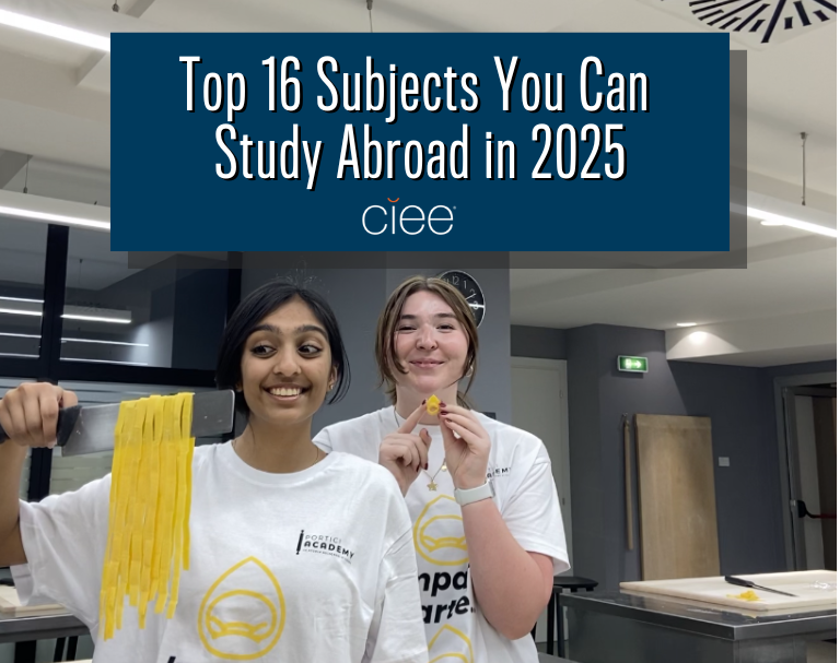 What Subjects Can You Study Abroad: Top 16 [2025] | CIEE