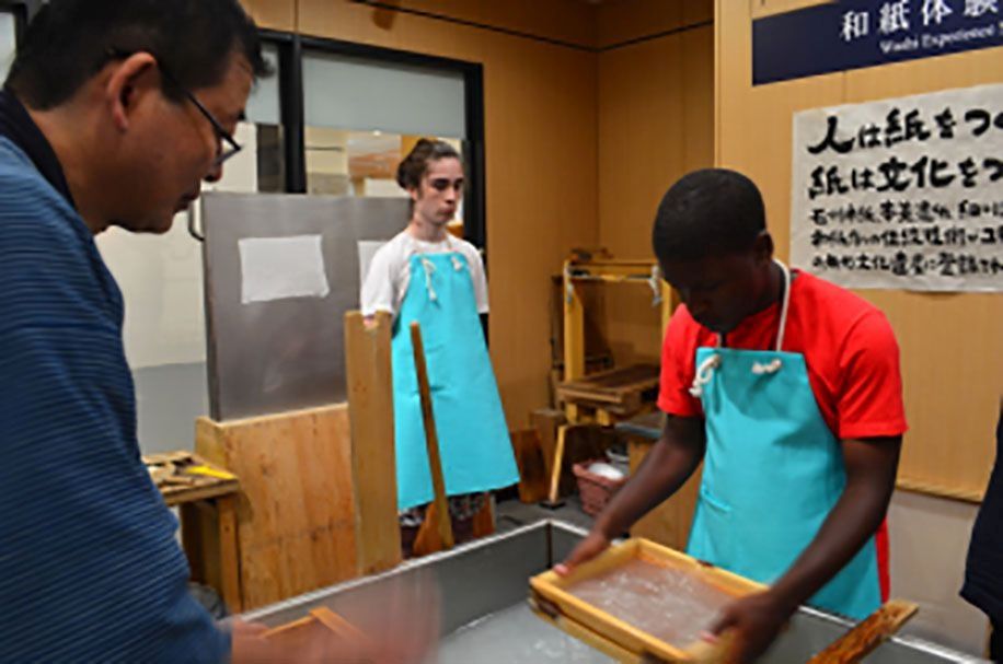 Update from Japan - Paper Making!